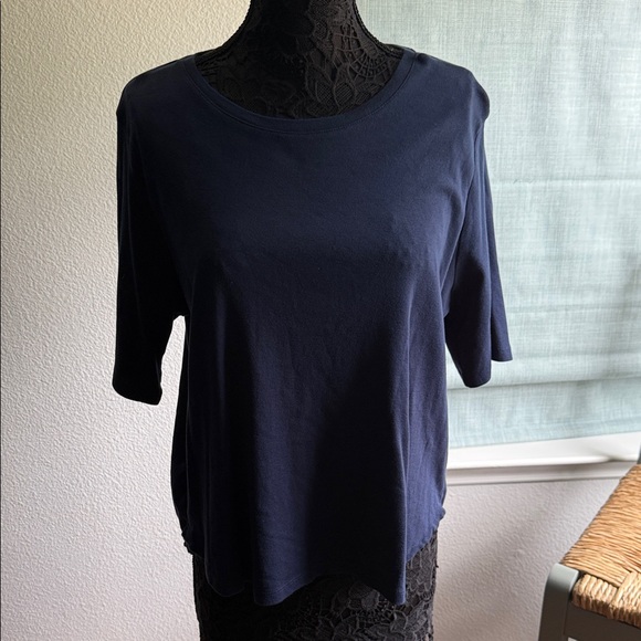 NorthStyle | Tops | Northstyle Dark Blue Long Sleeve Top | Poshmark